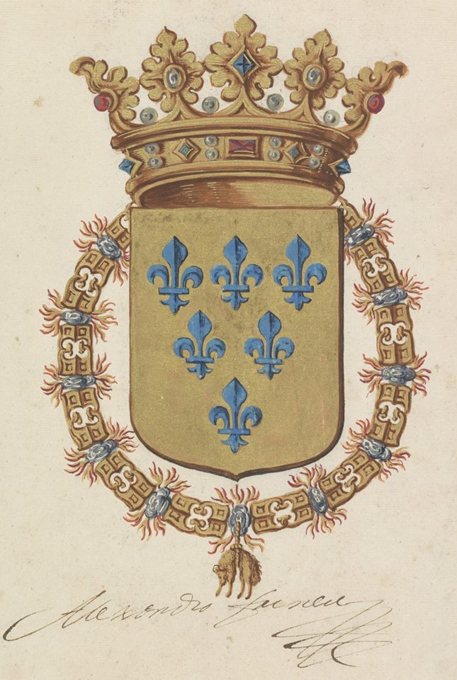 ARMAS DE ALEJANDRO DE FARNESIO DUQUE DE PARMA – Doce Linajes de Soria